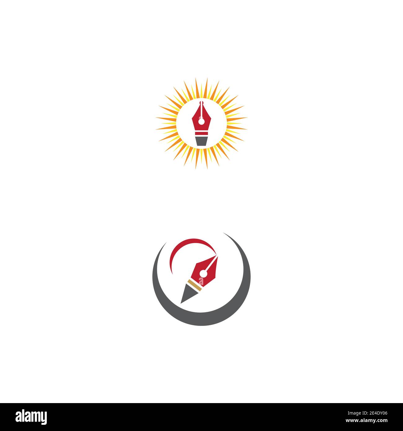 Nib Logo Template vector symbol nature Stock Vector Image & Art - Alamy