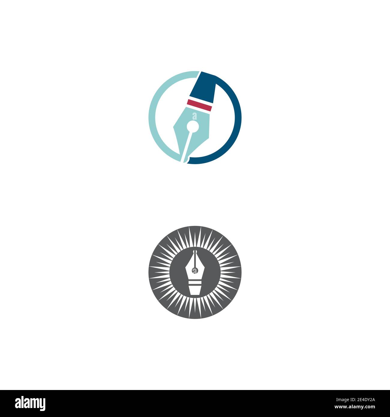 Nib Logo Template vector symbol nature Stock Vector Image & Art - Alamy