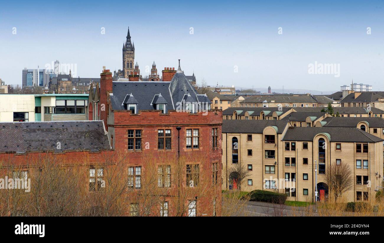 Glasgow roofscape hi-res stock photography and images - Alamy