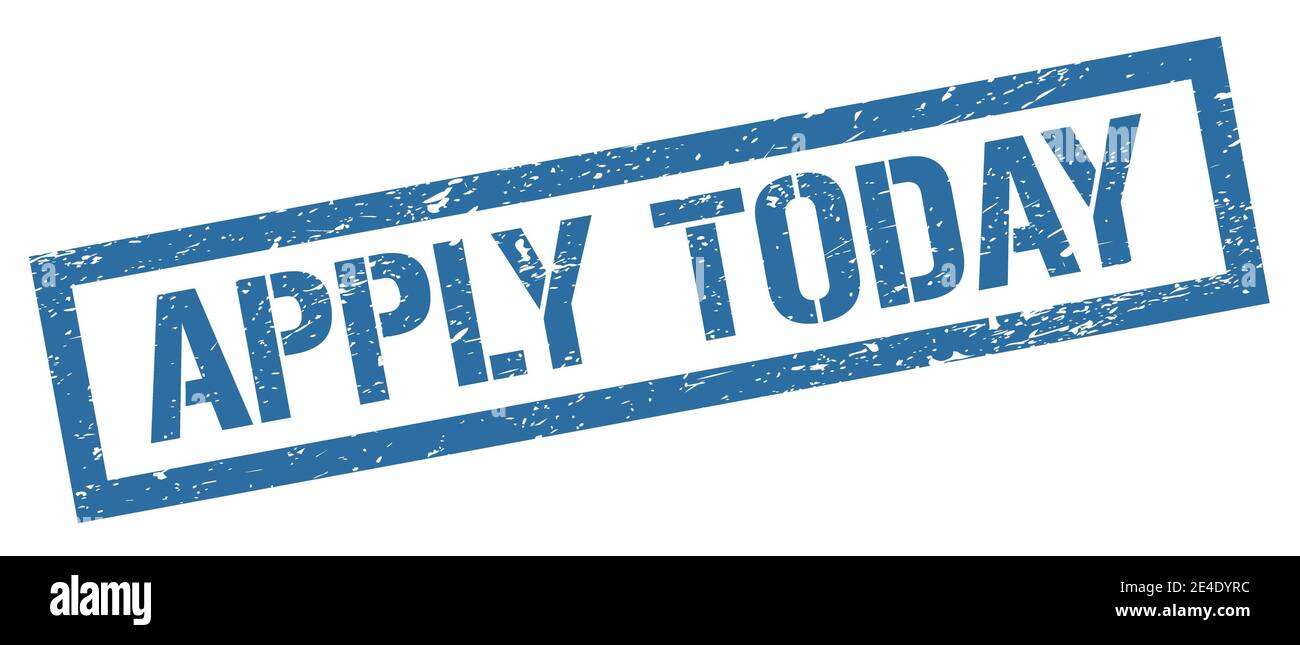 Apply today rubber stamp hi-res stock photography and images - Alamy