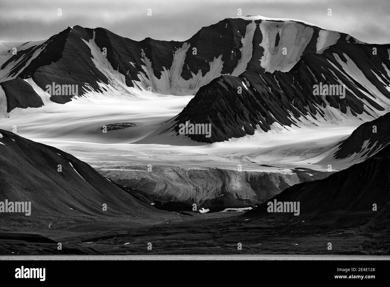 Top view photo ice Black and White Stock Photos & Images - Alamy