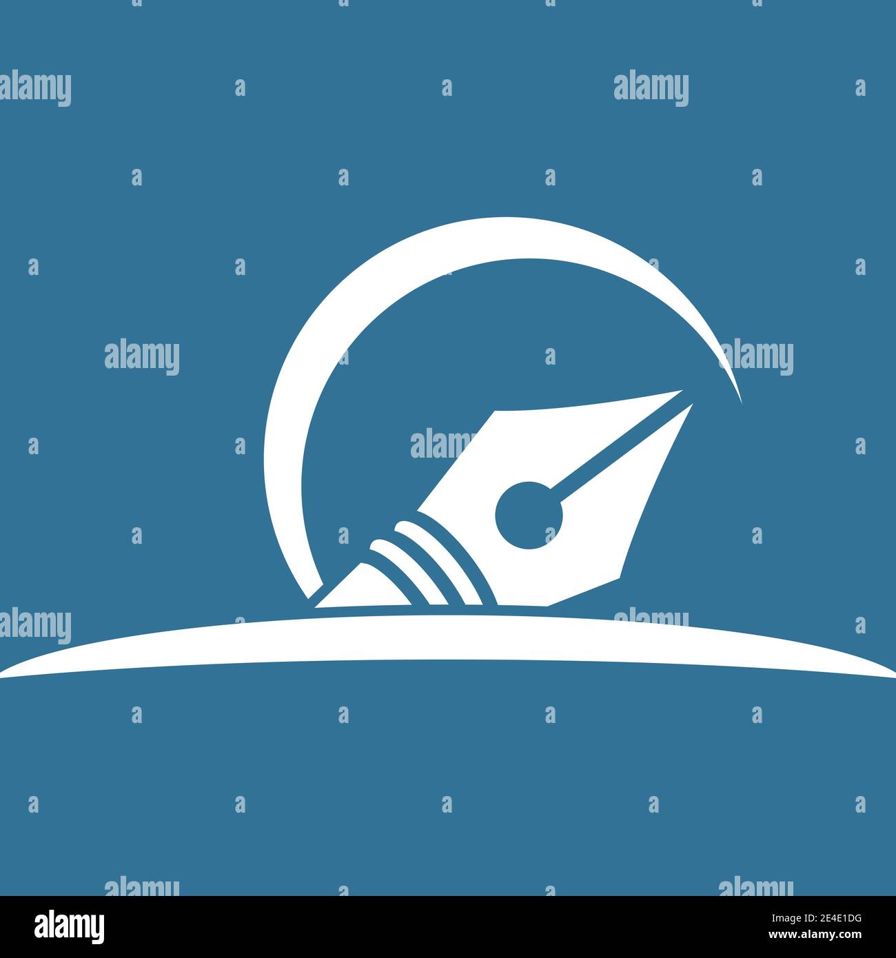 Nib Logo Template vector symbol nature Stock Vector Image & Art - Alamy