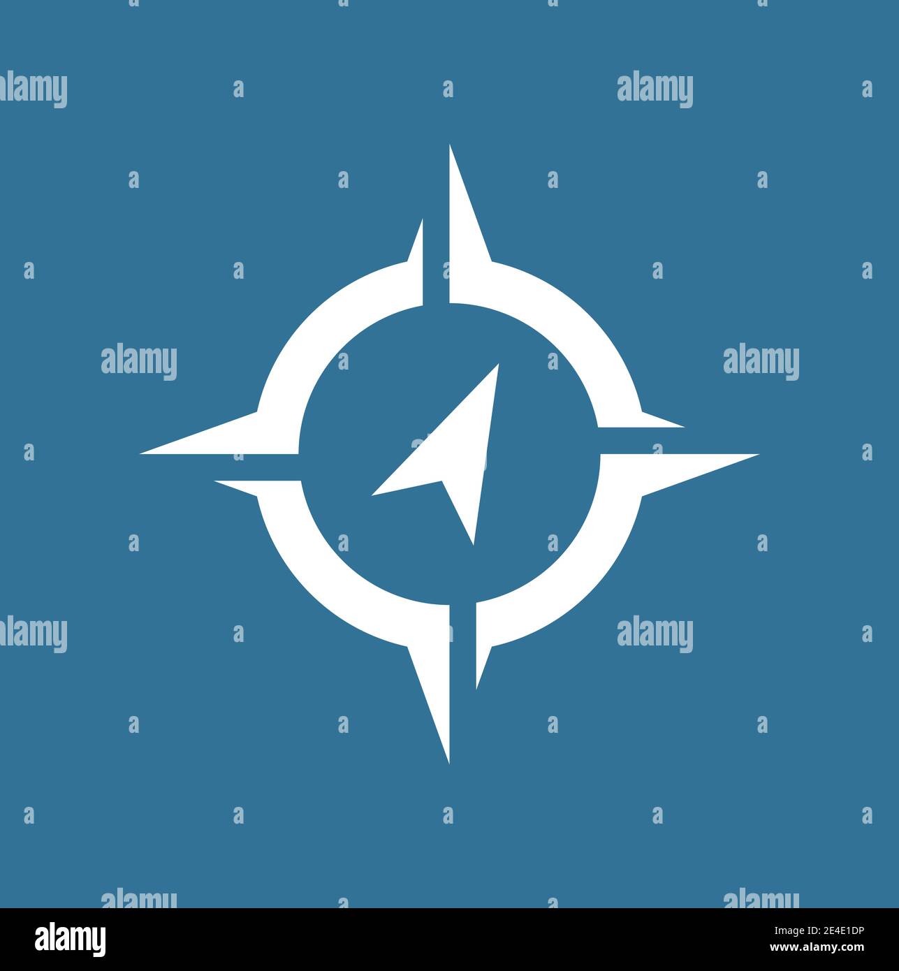 Compass logo template hi-res stock photography and images - Alamy