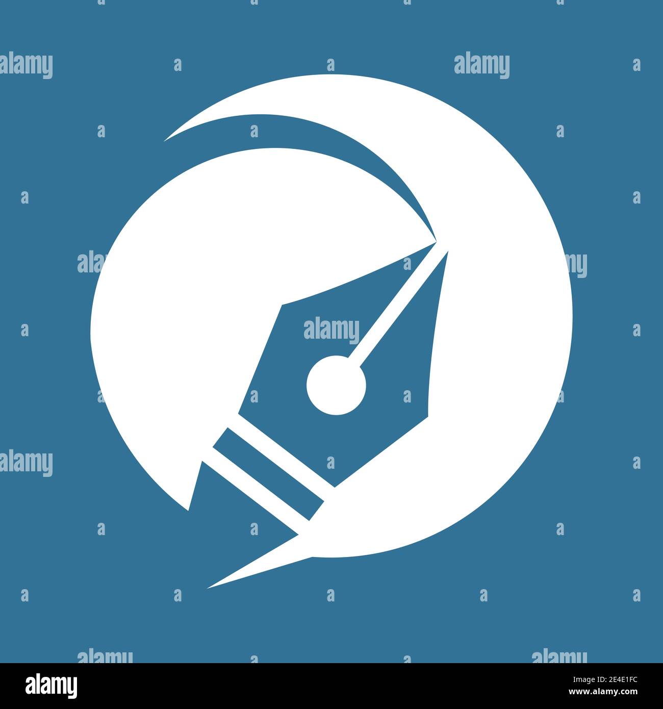 Nib Logo Template vector symbol nature Stock Vector Image & Art - Alamy