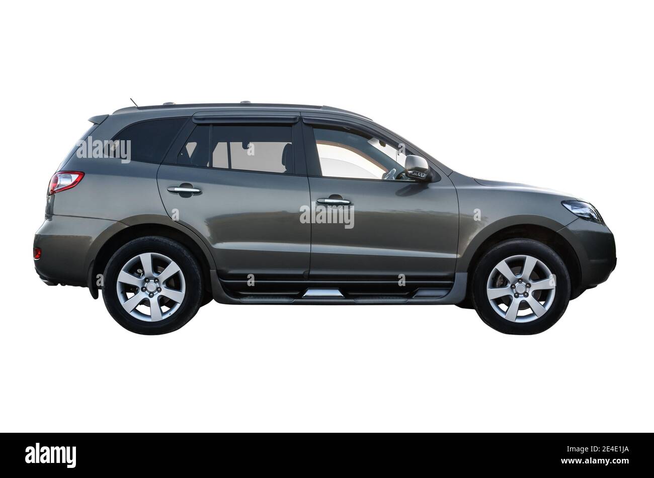 car on a white background (all logos, inscriptions and markings removed ...