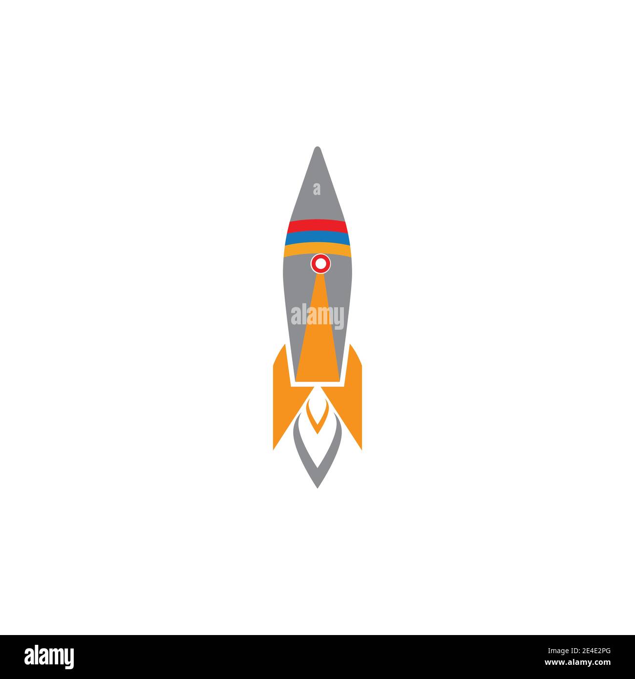 Rocket Logo Template vector symbol nature design Stock Vector Image ...