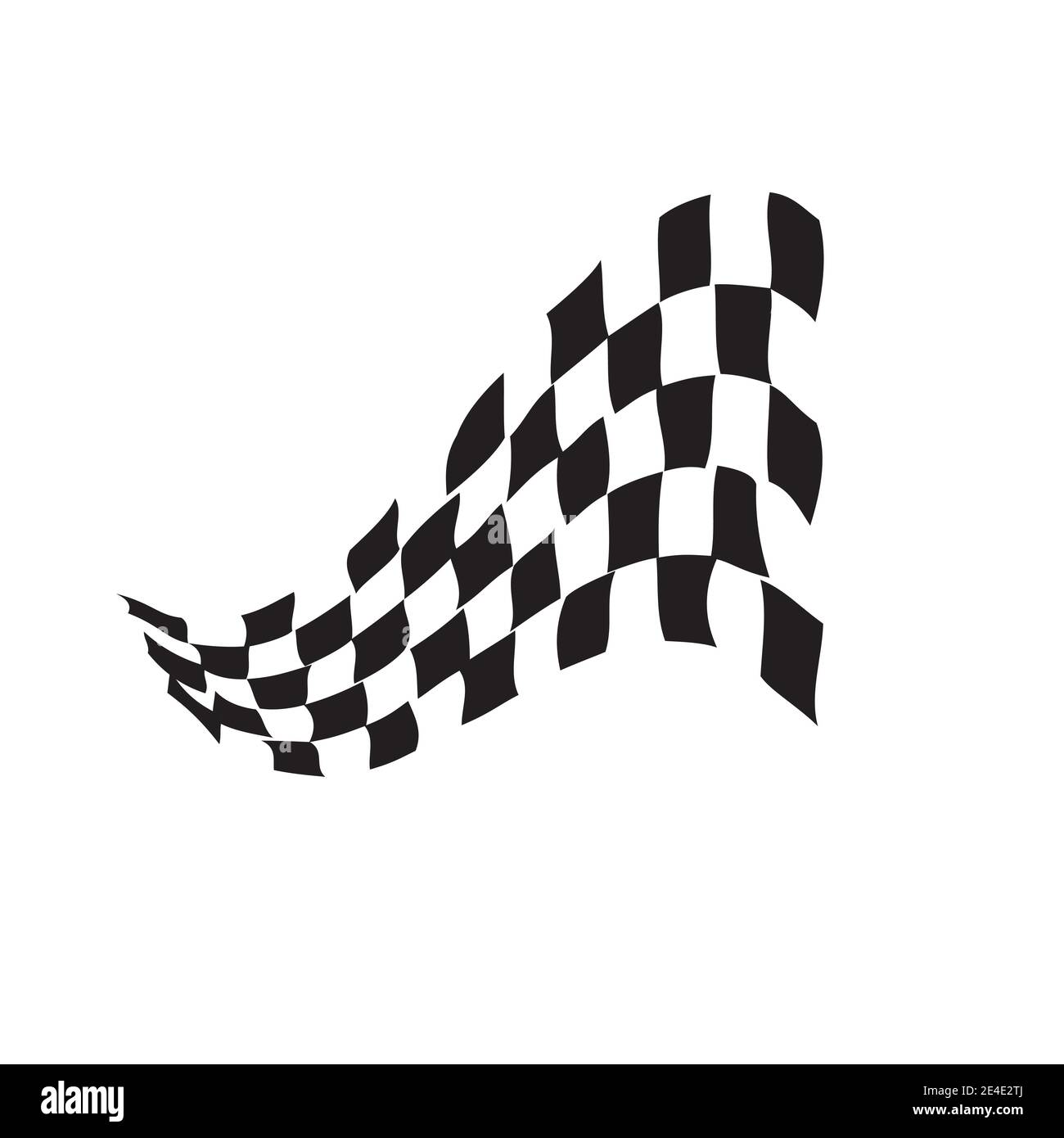 Race flag icon, simple design illustration vector Stock Vector Image ...