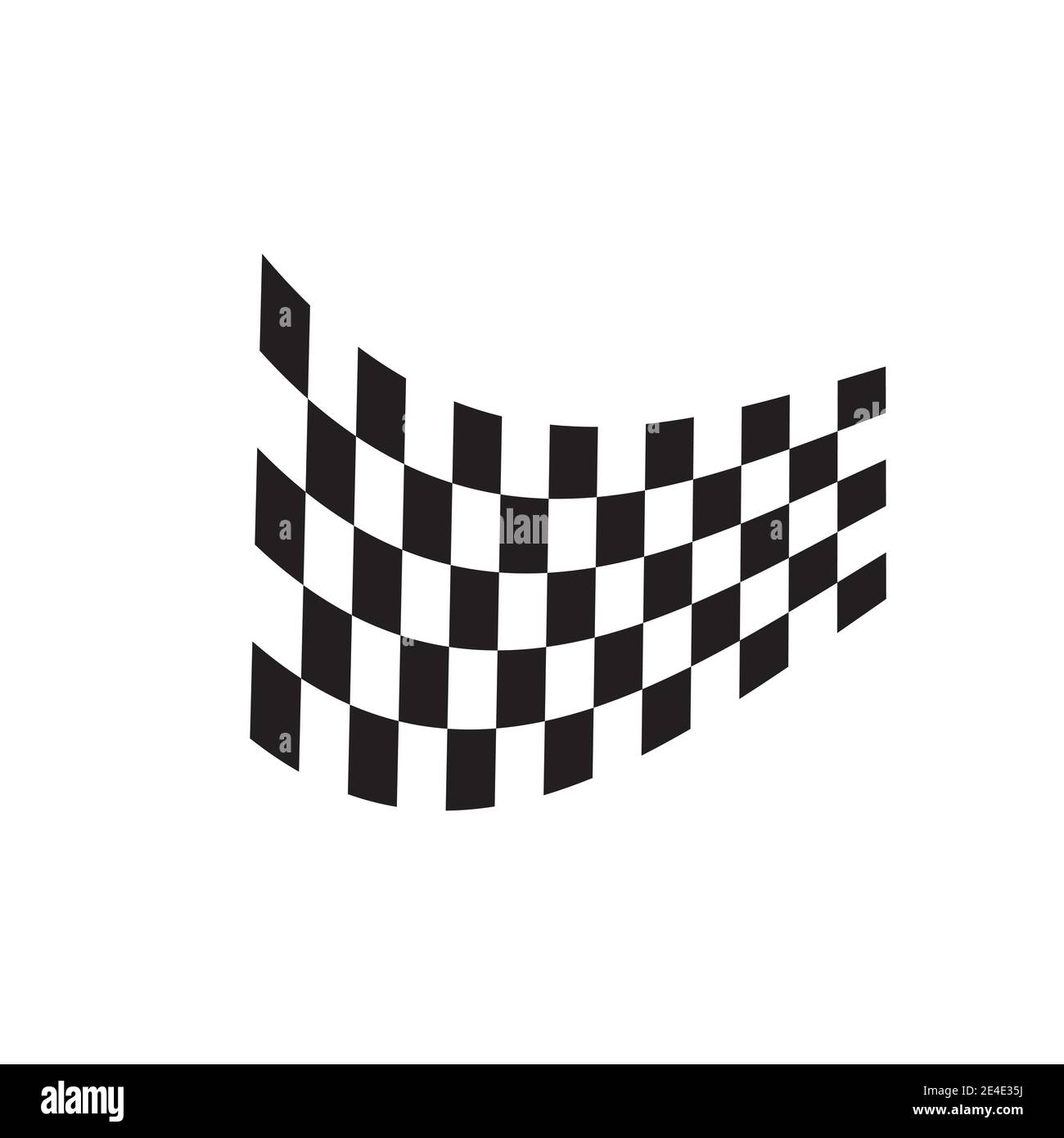 Race flag icon, simple design illustration vector Stock Vector Image ...