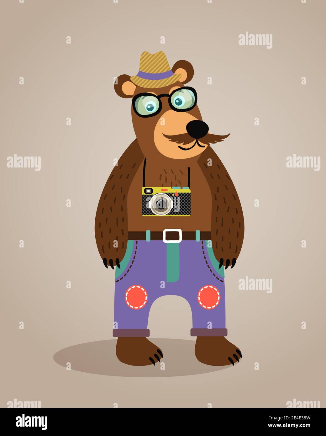 Geek animal Stock Vector Images - Alamy