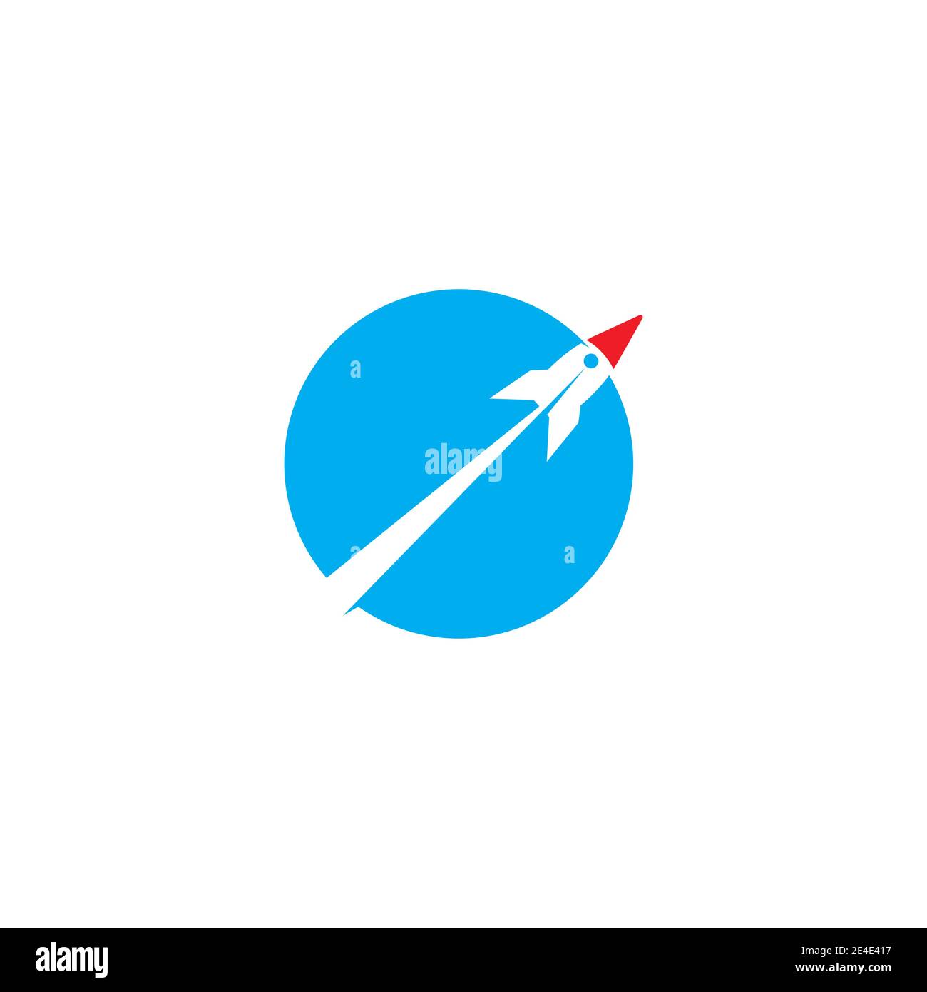 Rocket leaf white background Stock Vector Images - Alamy