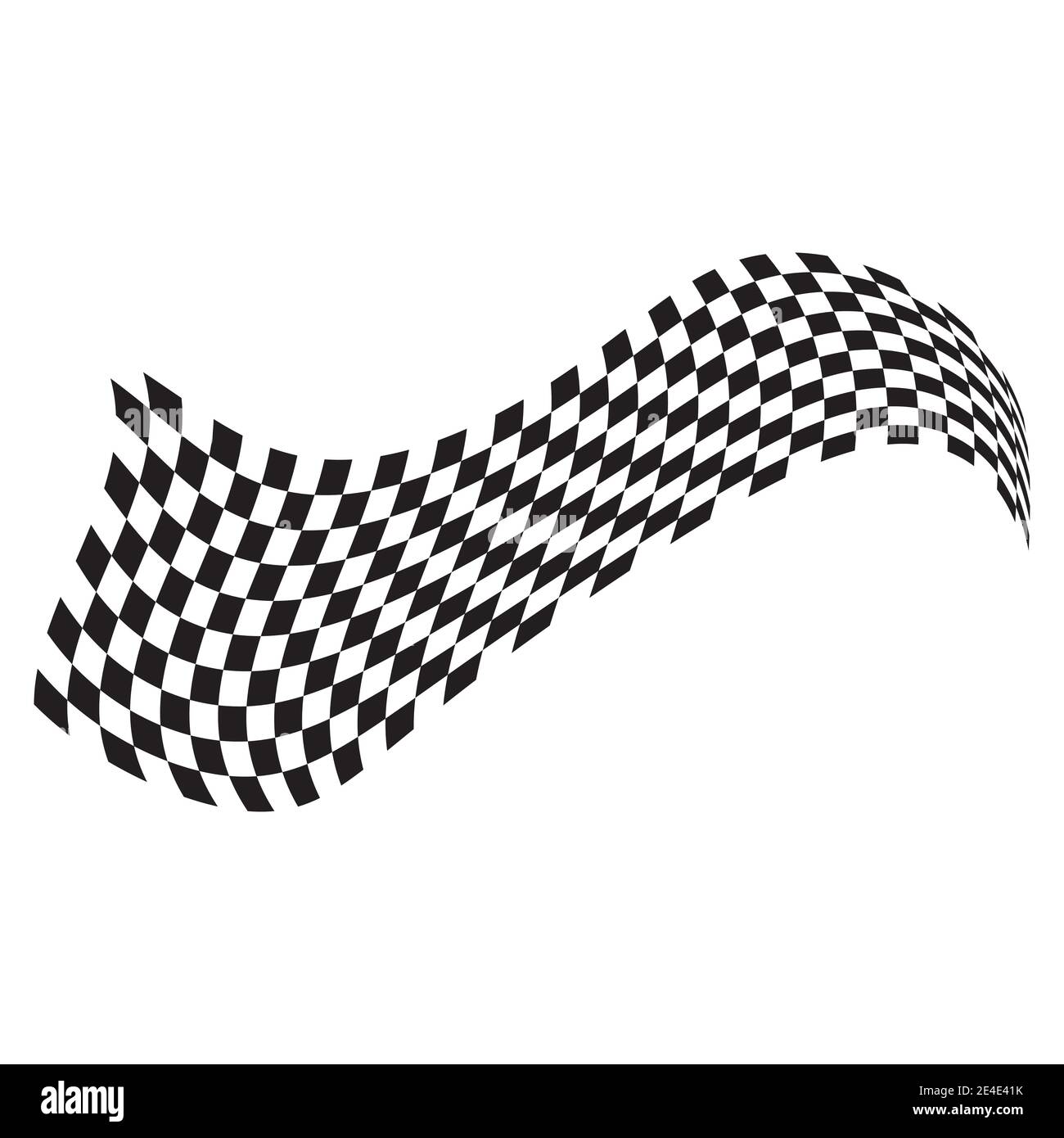 Race flag icon, simple design illustration vector Stock Vector Image ...