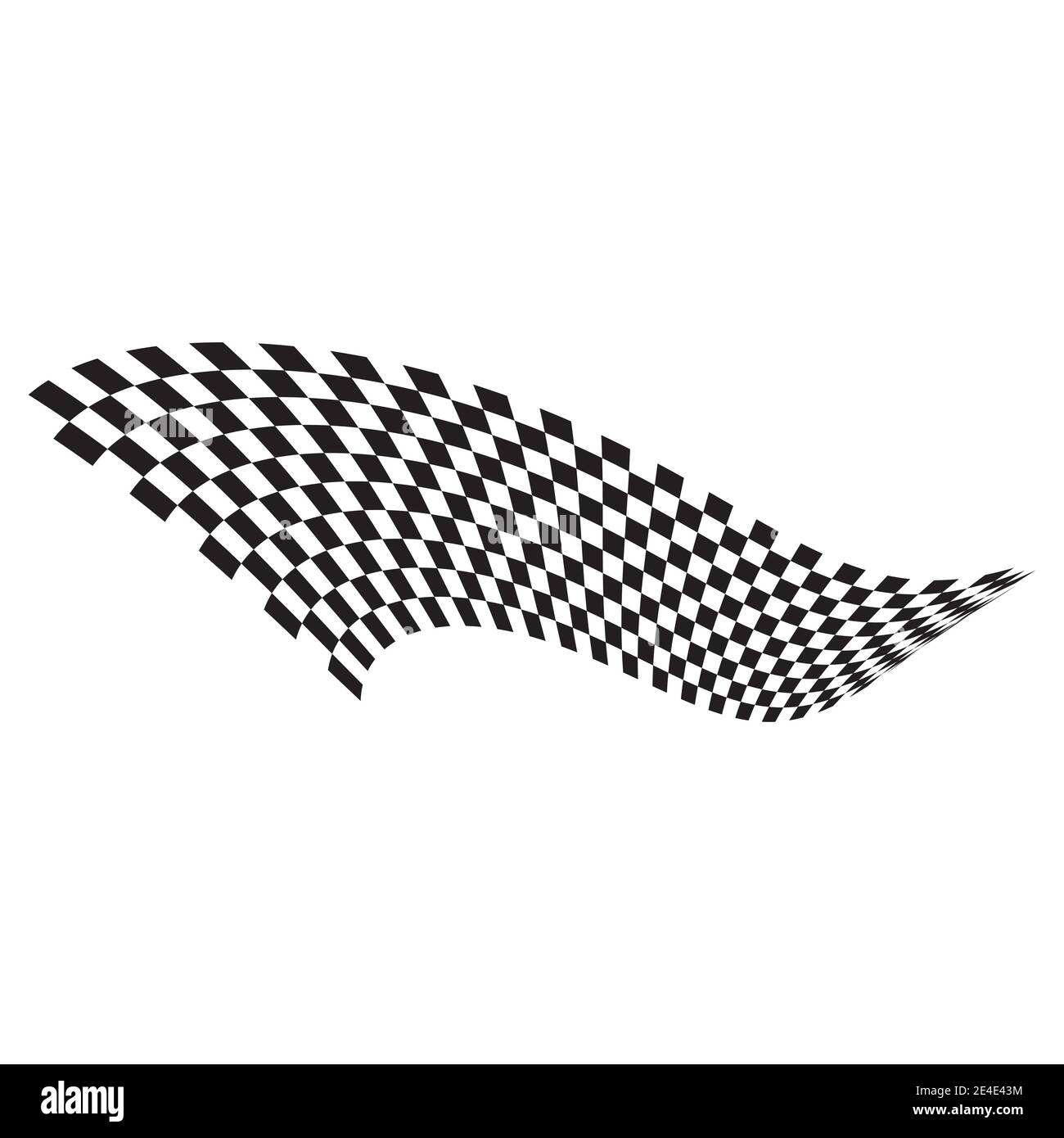 Race flag icon, simple design illustration vector Stock Vector Image ...