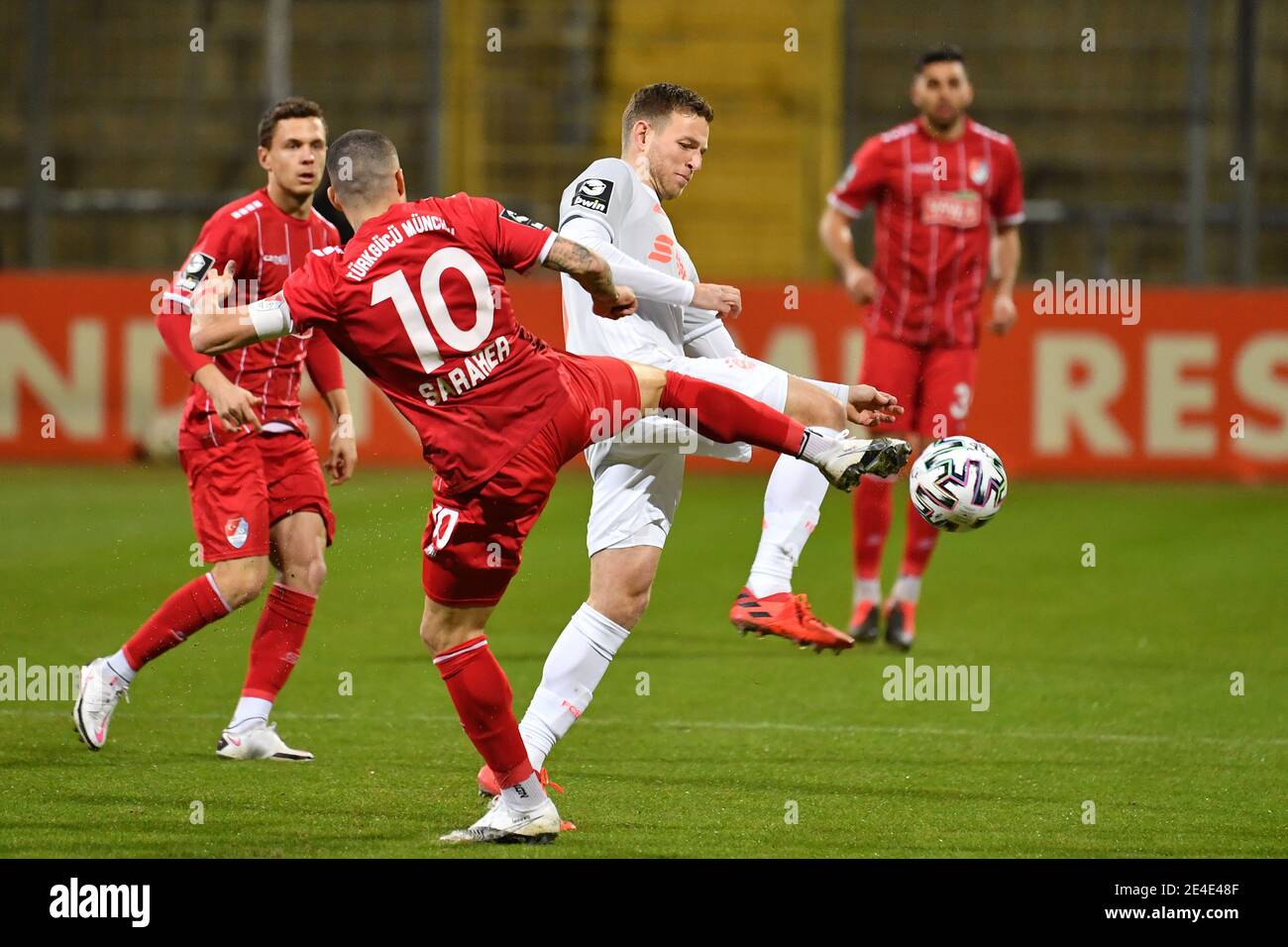 Muenchen GRUENWALDER STADION. 22nd Jan, 2021. Timo KERN (FCB), action ...