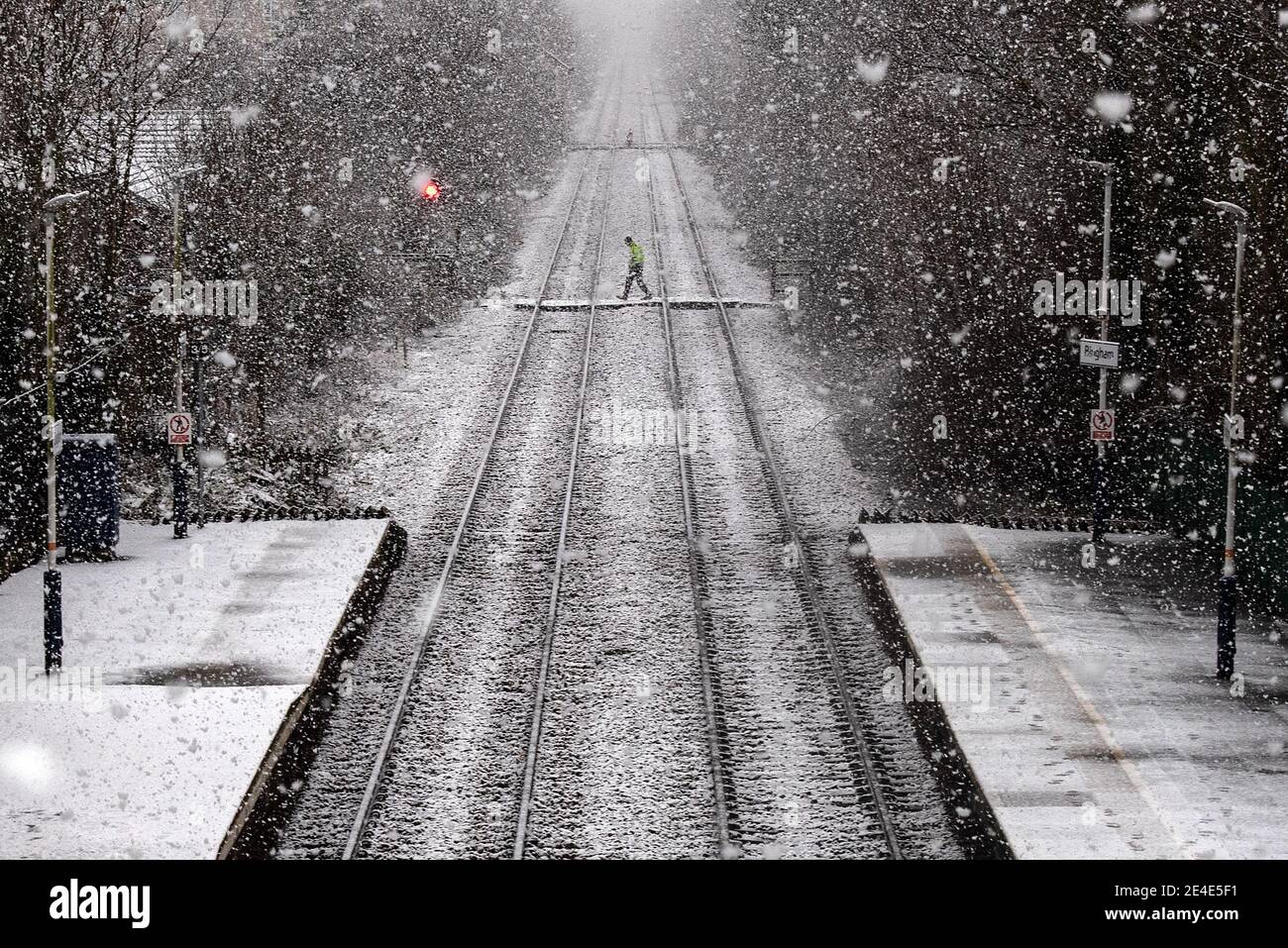 Nottingham snow uk hi-res stock photography and images - Alamy