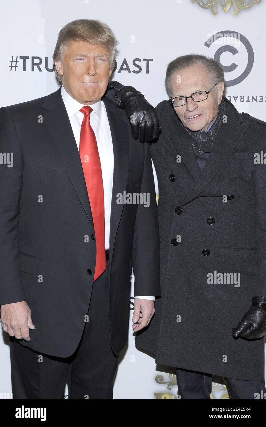 09 March 2011 - New York, NY - (L-R) Donald Trump and Larry King attend ...