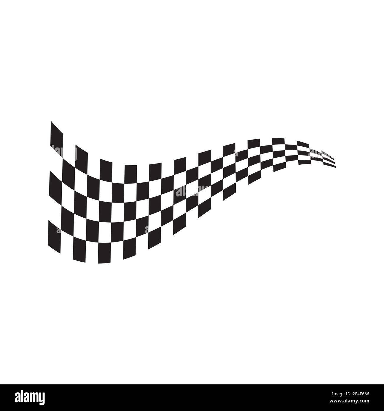 Race flag icon, simple design illustration vector Stock Vector Image ...
