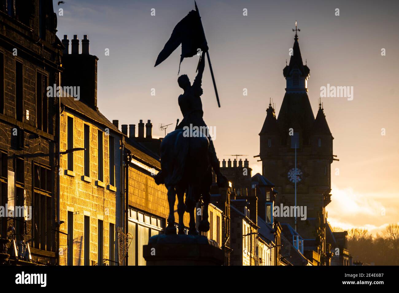 Hawick high street scotland hi-res stock photography and images - Alamy