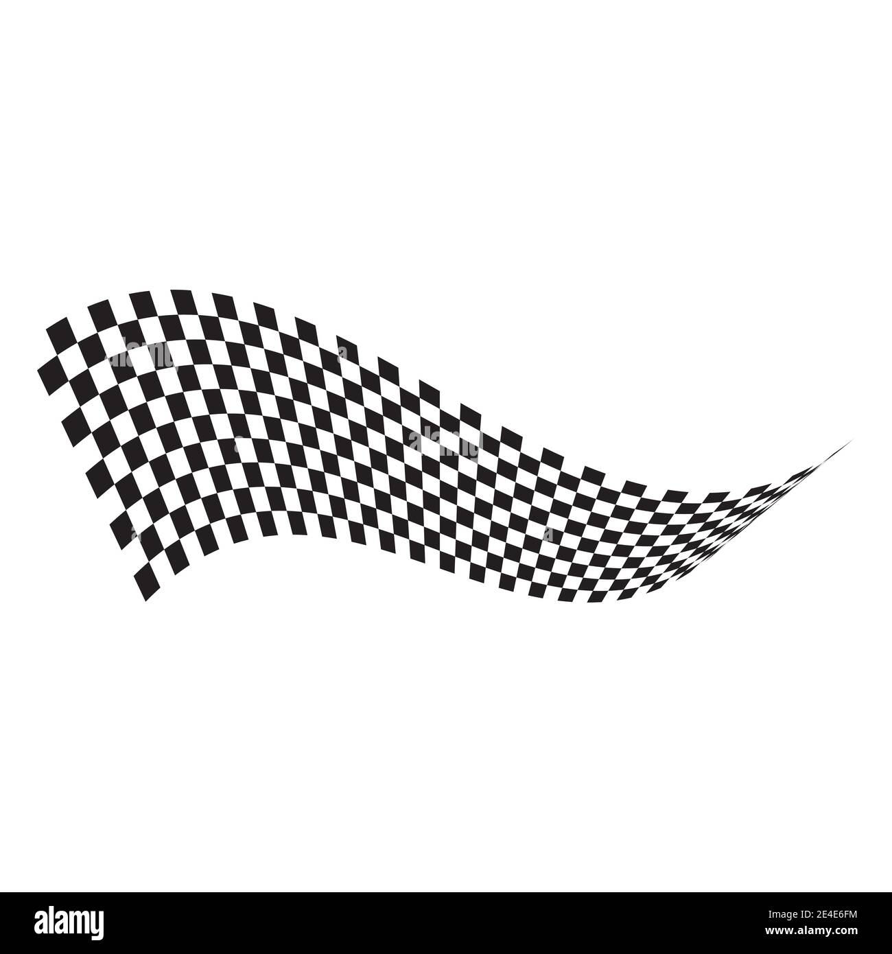 Race flag icon, simple design illustration vector Stock Vector Image ...
