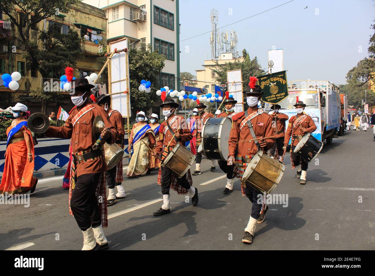 Kolkata, India. 23rd Jan, 2021. Chief Minister of West Bengal Mamata ...