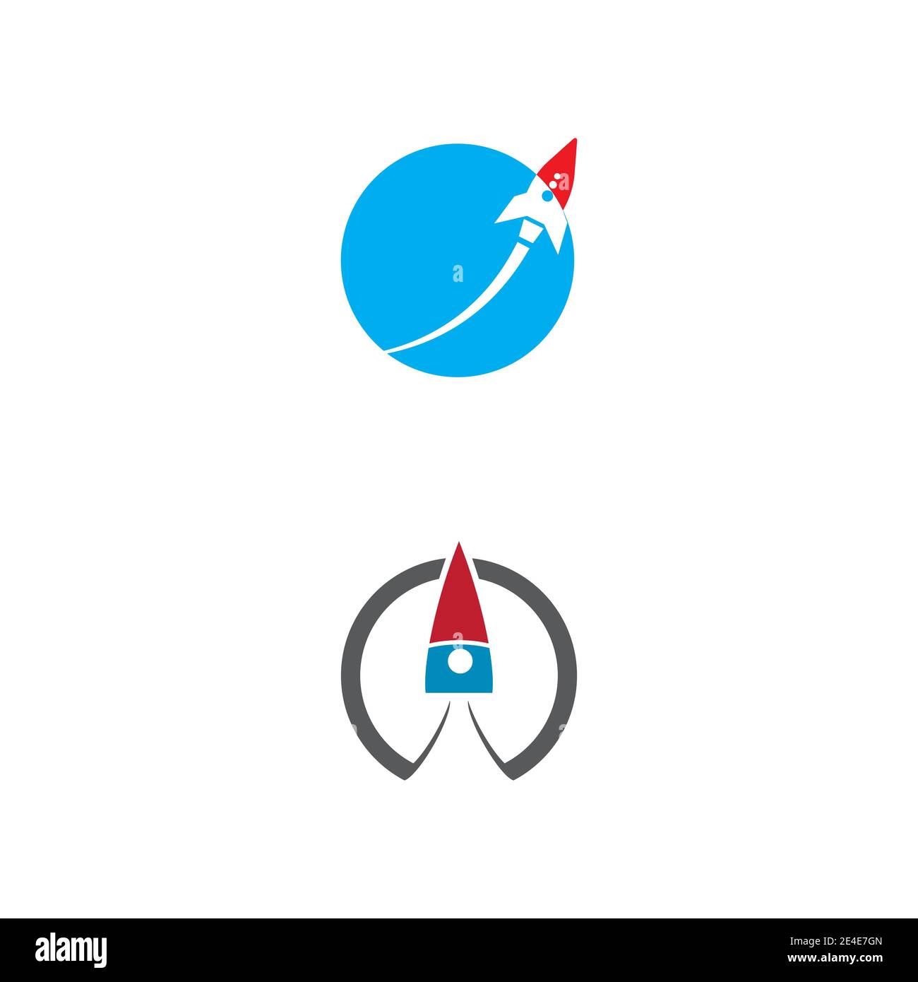 Rocket Logo Template vector symbol nature design Stock Vector Image ...