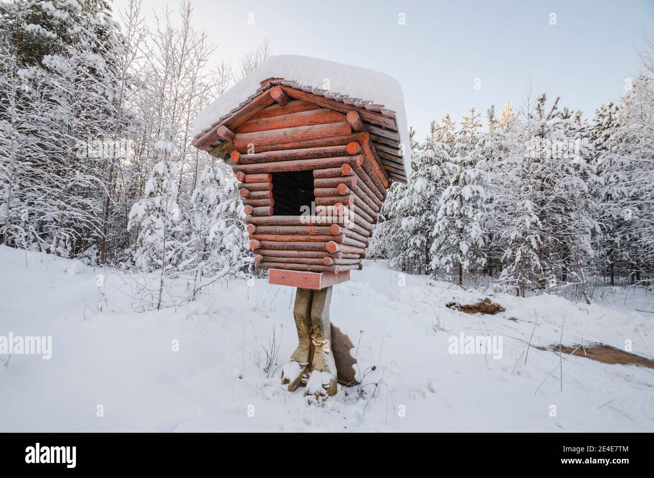 Baba yaga hut on chicken legs hi-res stock photography and images - Alamy