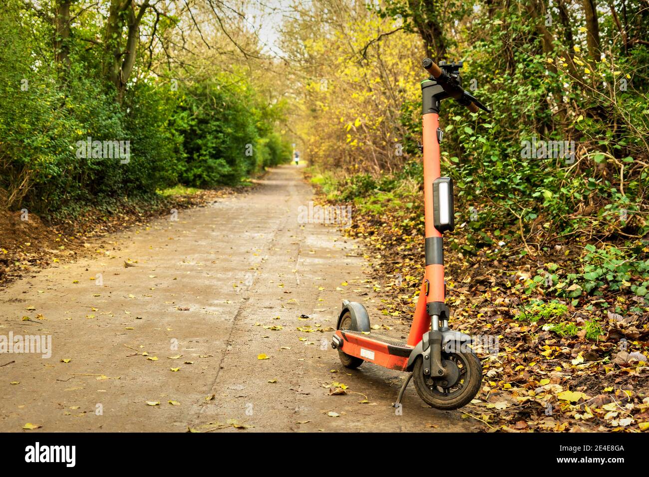 E scooter pedestrian england hi-res stock photography and images - Alamy