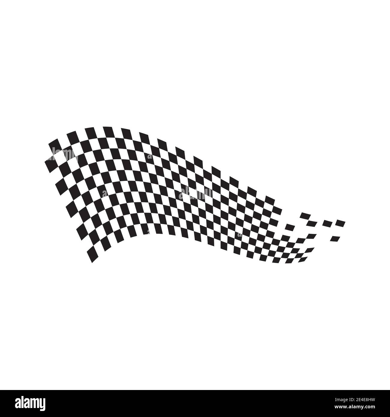 Race flag icon, simple design illustration vector Stock Vector Image ...