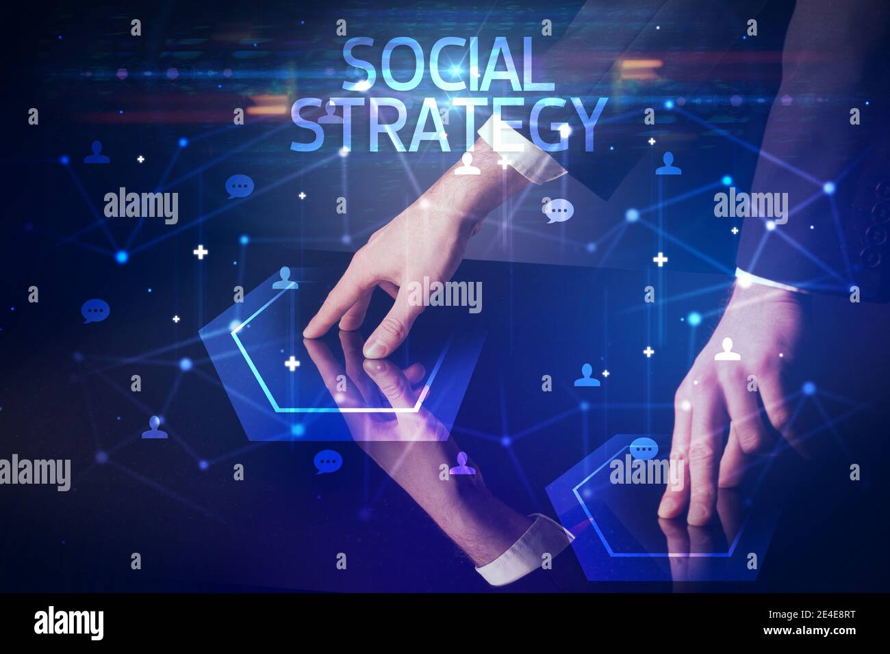 Navigating social networking strategy hi-res stock photography and ...