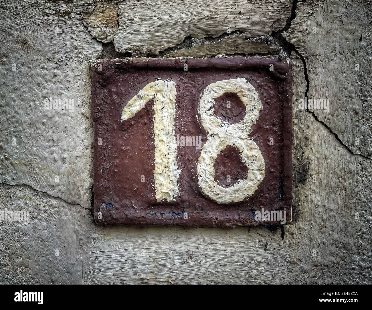 18 number plate hi-res stock photography and images - Alamy