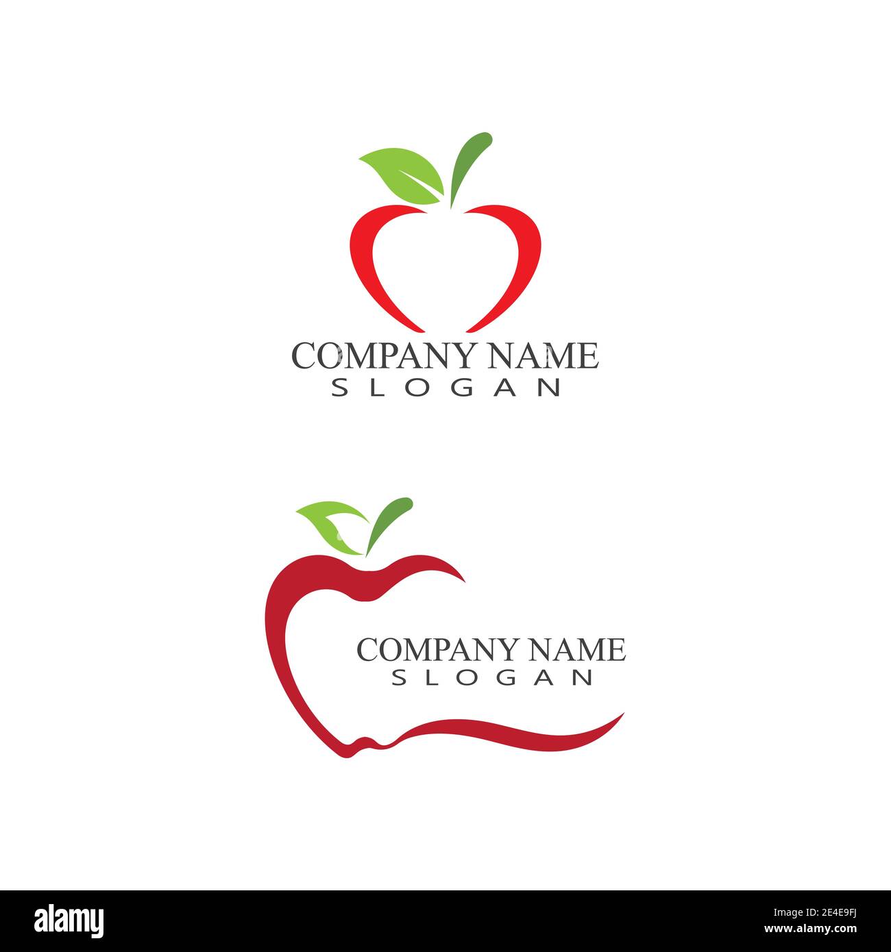 Apple logo isolated Stock Vector Images - Alamy