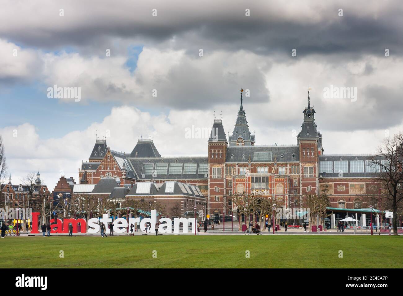 A word Amsterdam from big letters on the street Stock Photo - Alamy