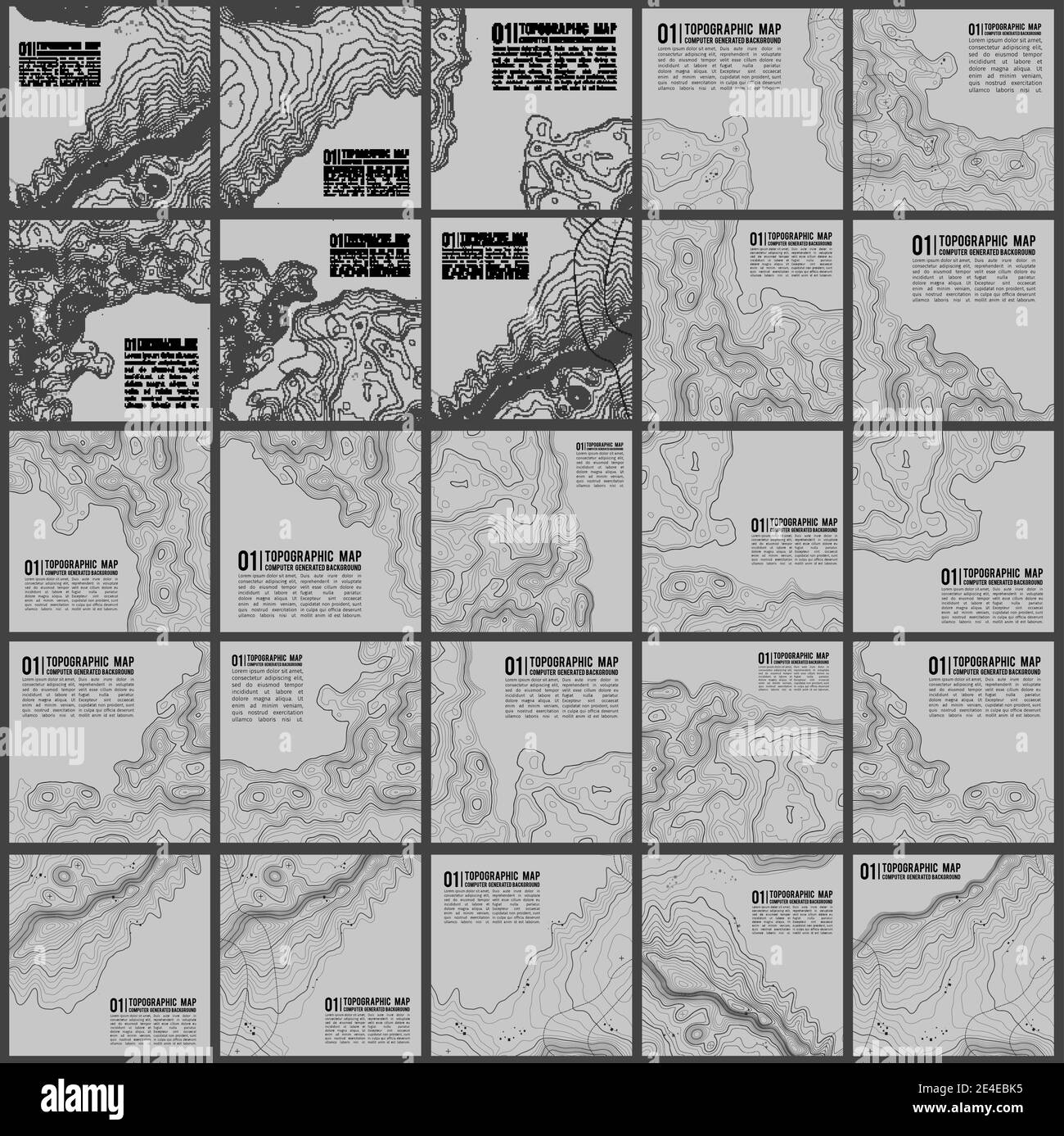Digital map contours hi-res stock photography and images - Alamy