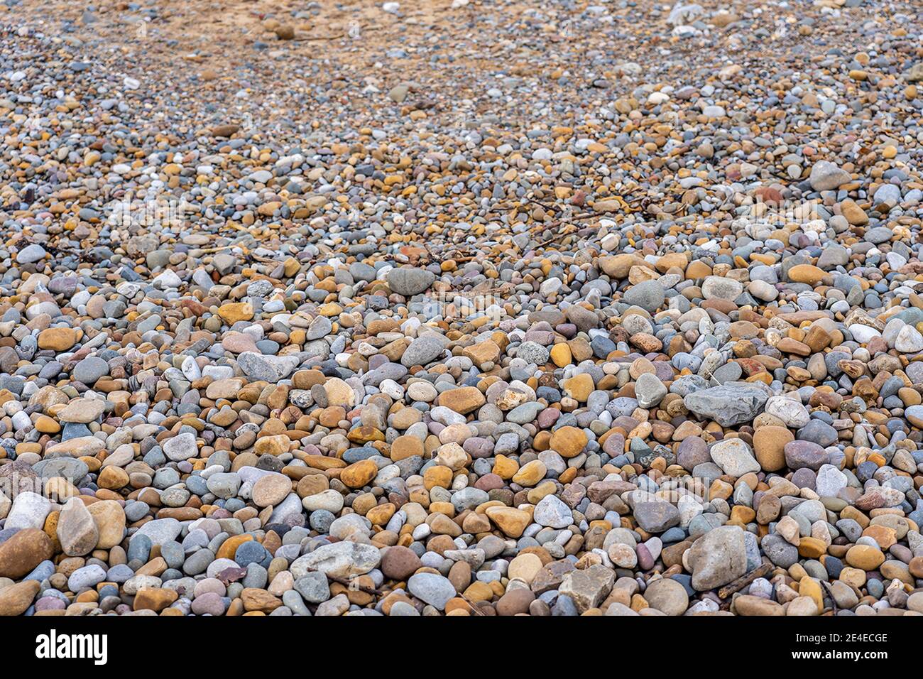 pebble beach at saltburn, north yorkshire, uk Stock Photo - Alamy