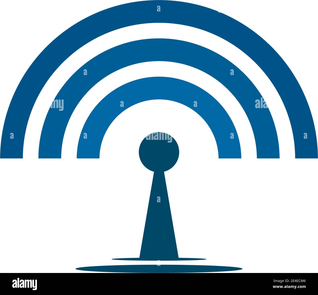 Signal wave icon logo design inspiration vector illustration template ...