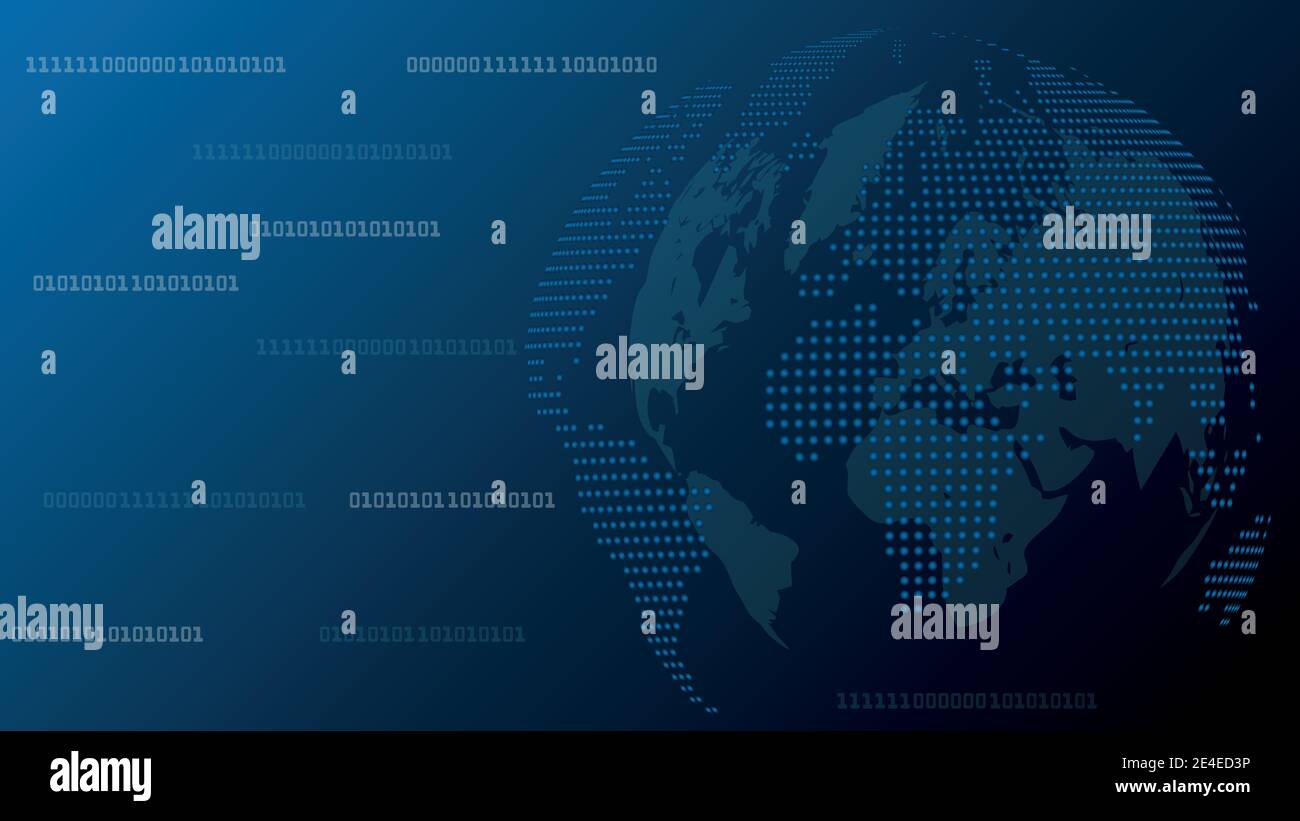 Futuristic planet earth world Stock Vector Images - Alamy