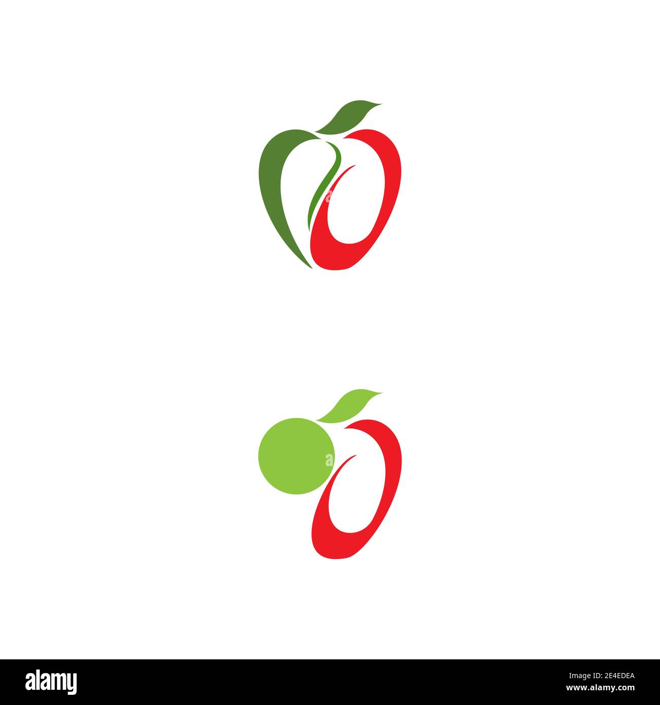 Apple Logo Isolated Stock Vector Images - Alamy