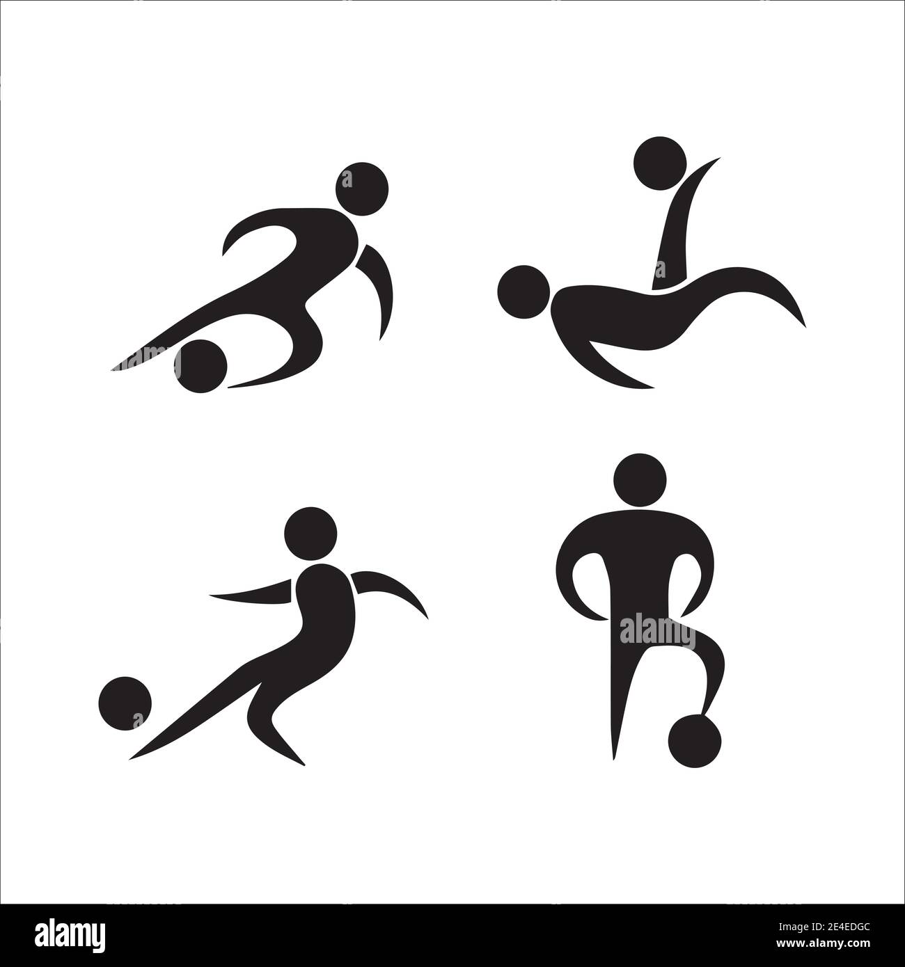 Football kids kick Stock Vector Images - Alamy