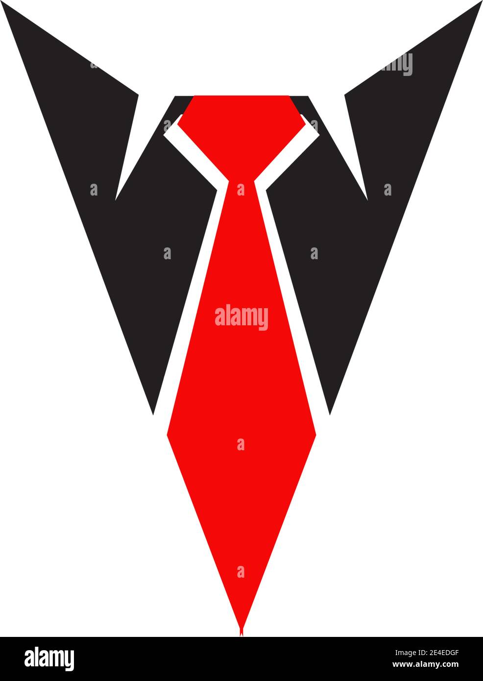 Tie logo icon design vector illustration template Stock Vector Image ...