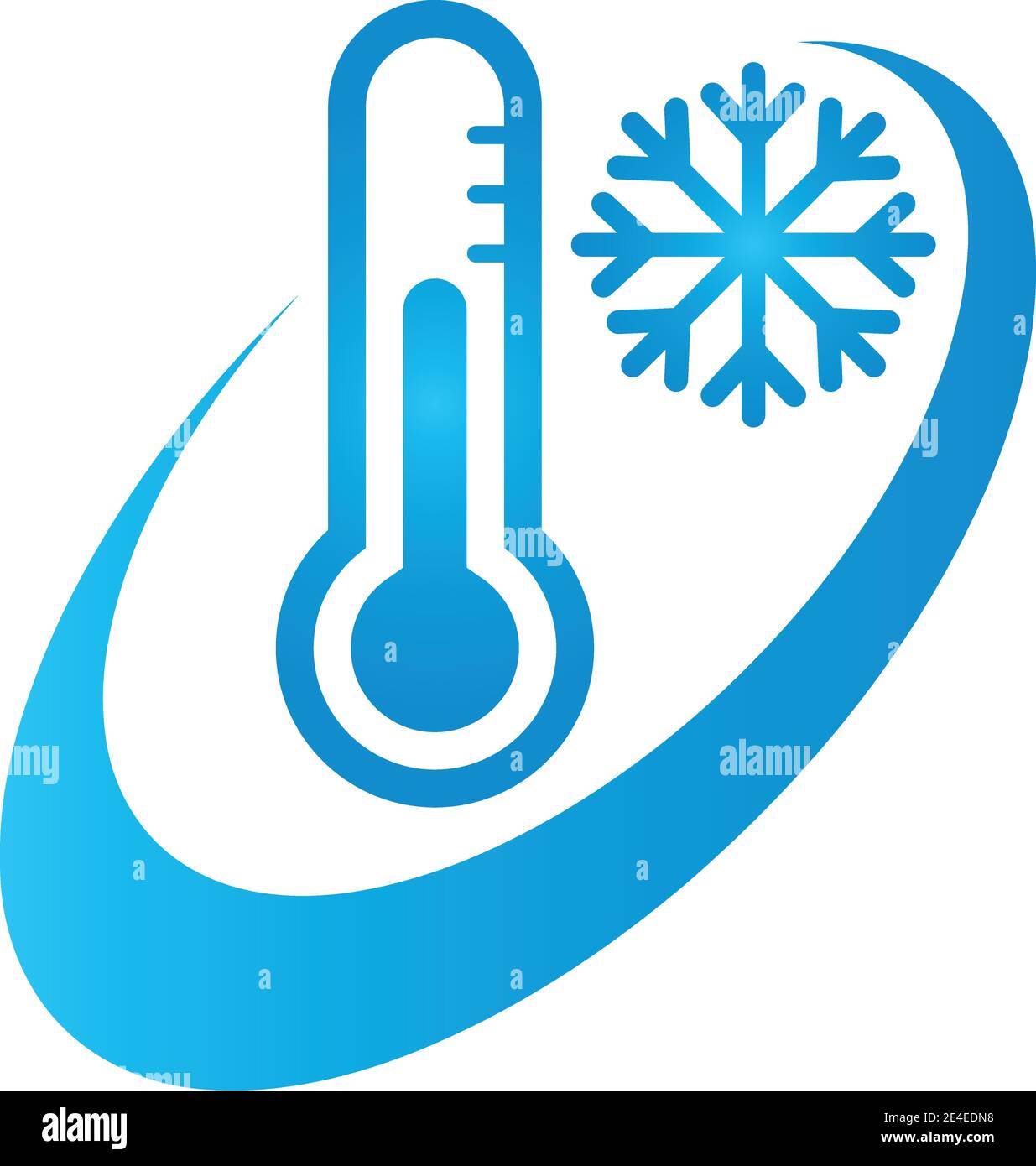 Thermometer, snowflake, temperature, climate, logo Stock Vector Image ...