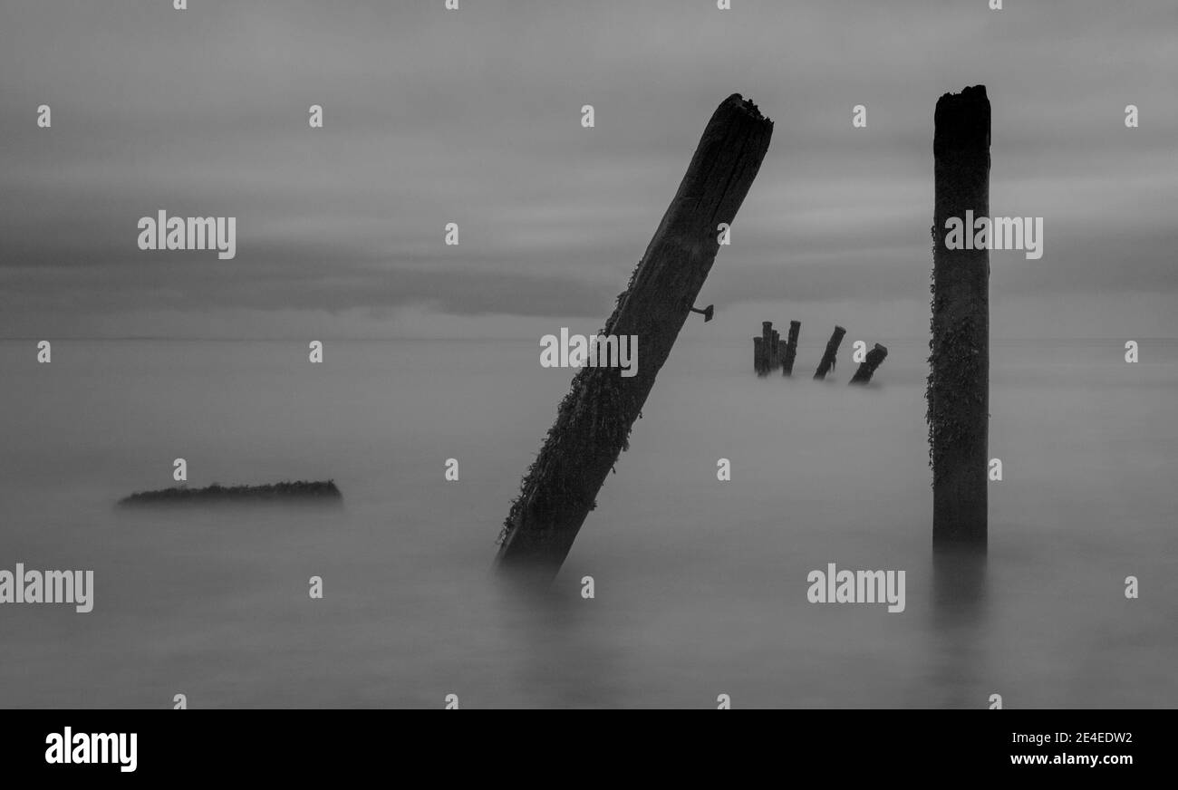 Spurn Point Beach, Easington, East Yorkshire, United Kingdom Stock ...