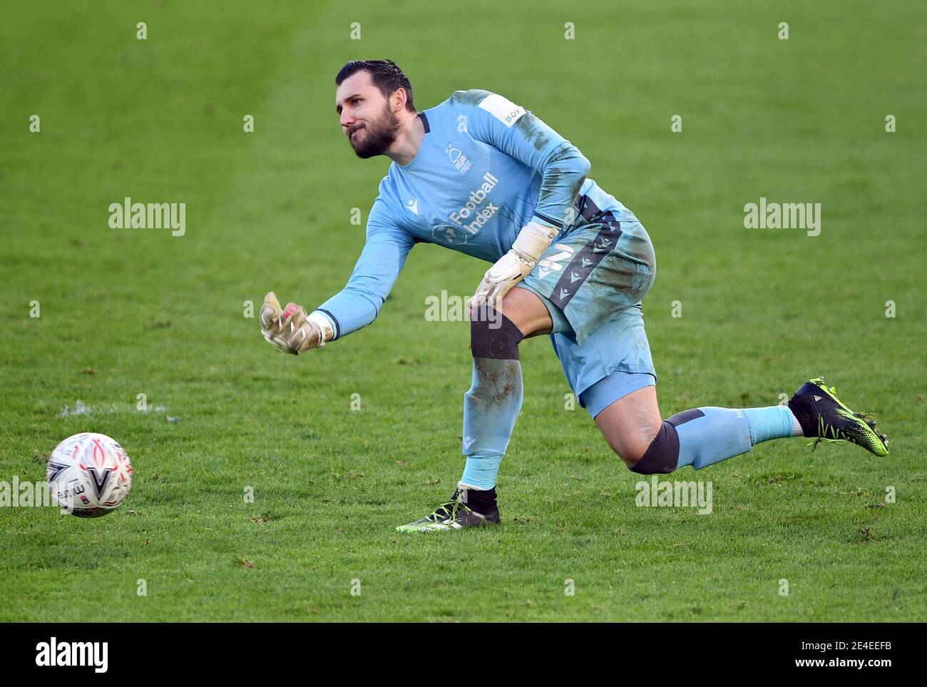 Nottingham Forest goalkeeper Jordan Smith during the Emirates FA Cup ...