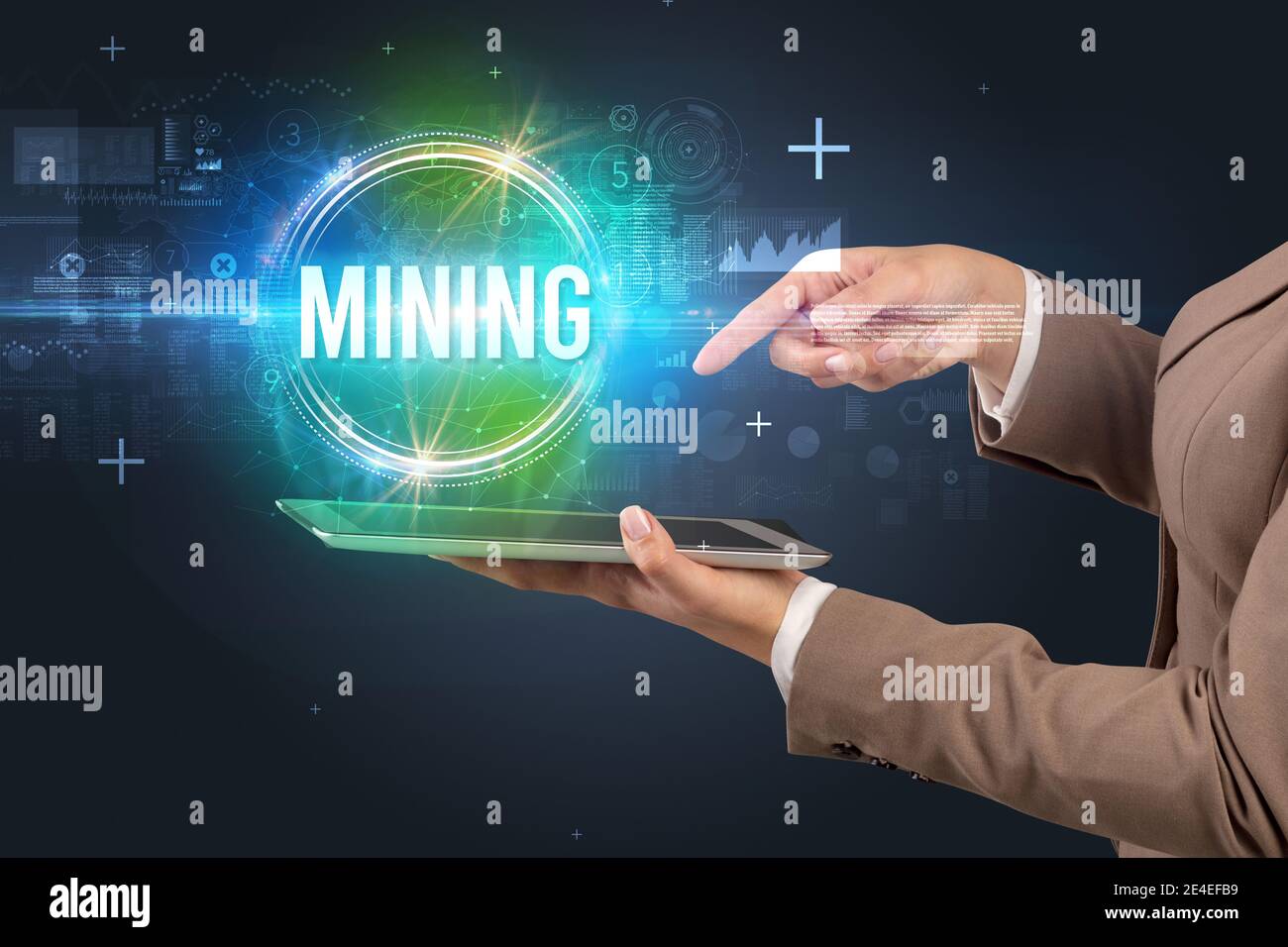 Close up touchscreen mining hi-res stock photography and images - Alamy
