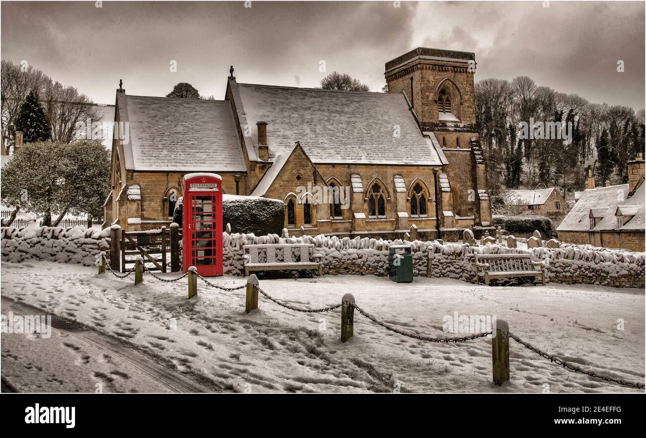 Snowshill winter hi-res stock photography and images - Alamy