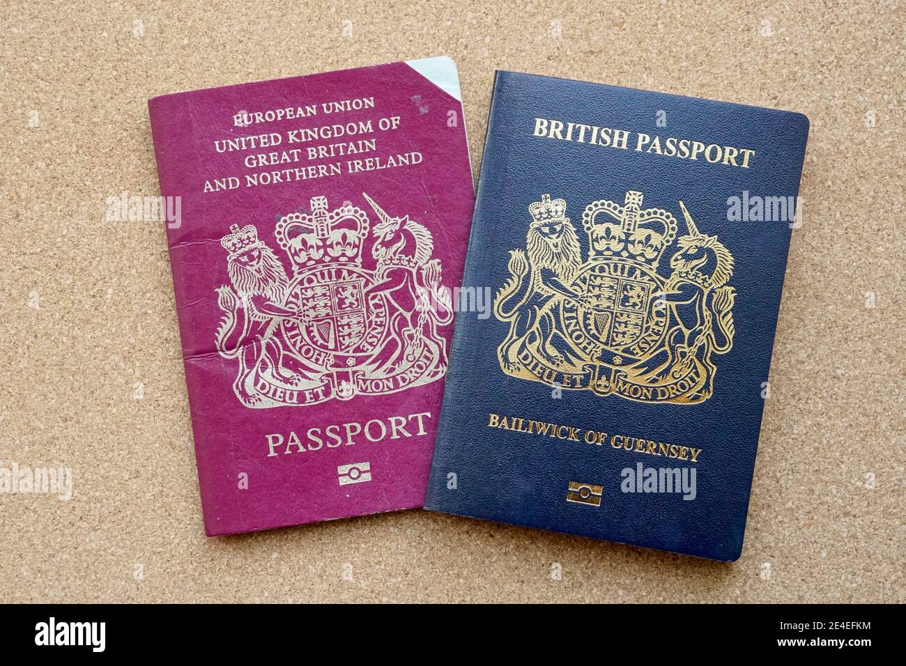 New british passport design hi-res stock photography and images - Alamy