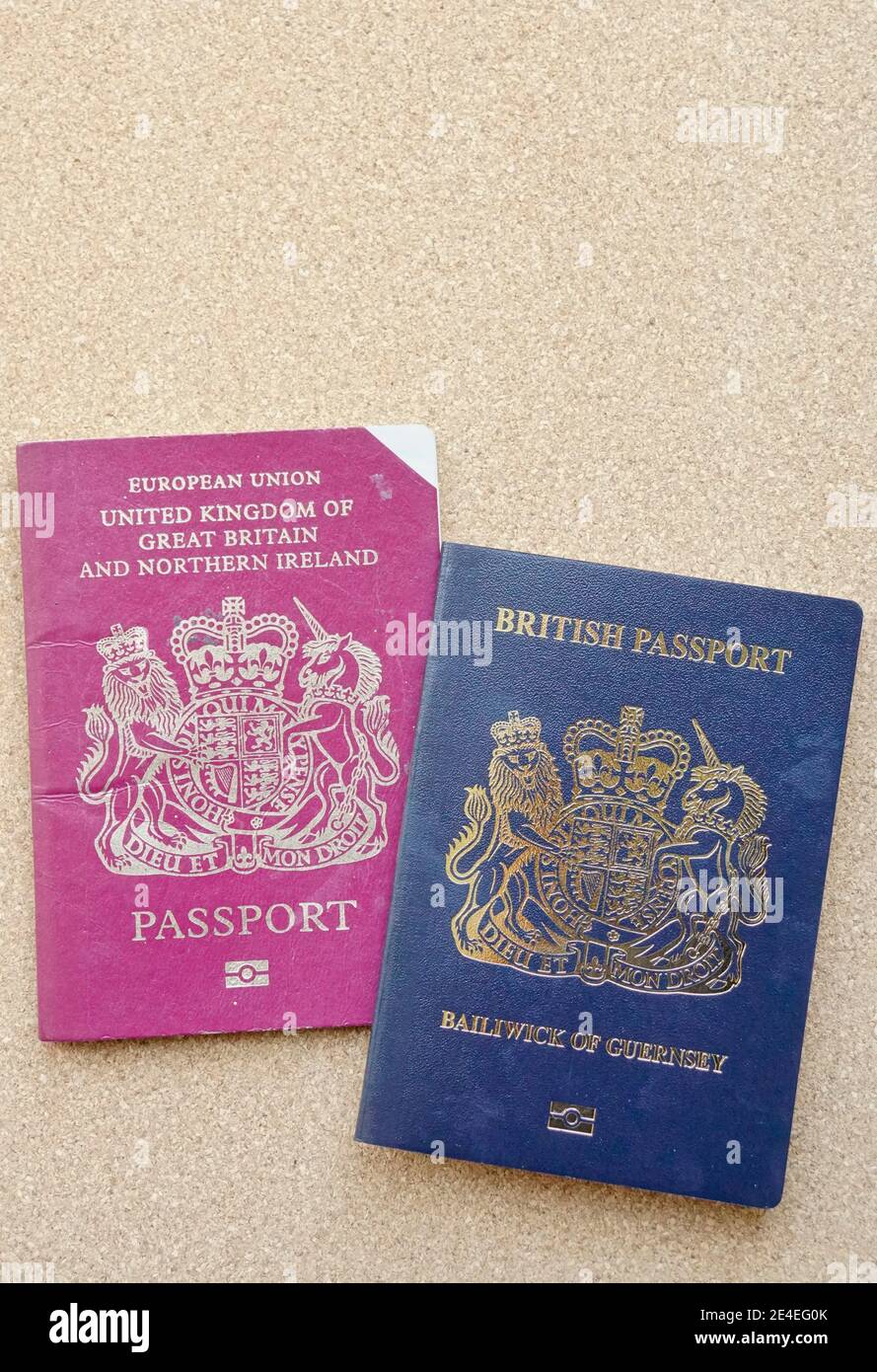 New british passport design hi-res stock photography and images - Alamy