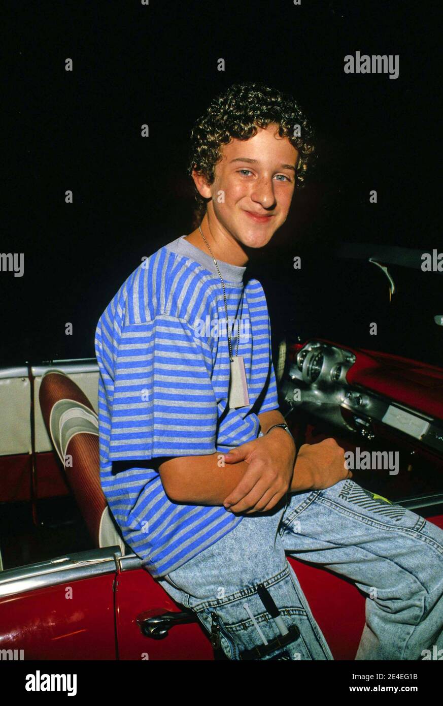 Dustin Diamond 1986 Credit: Ralph Dominguez/MediaPunch Stock Photo - Alamy
