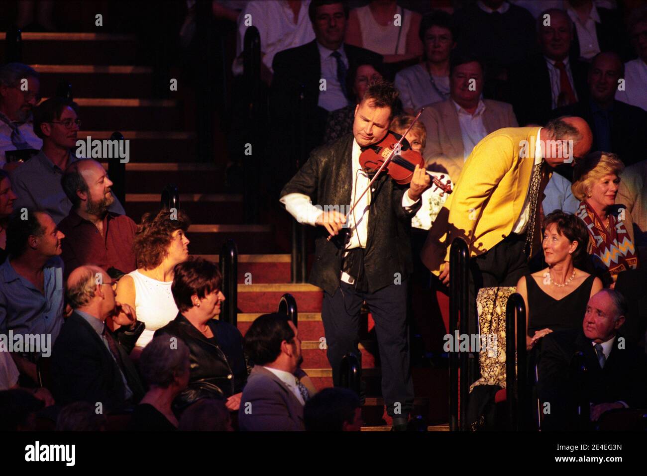Nigel Kennedy performing at The Classical Brit Awards 2000, held at The ...