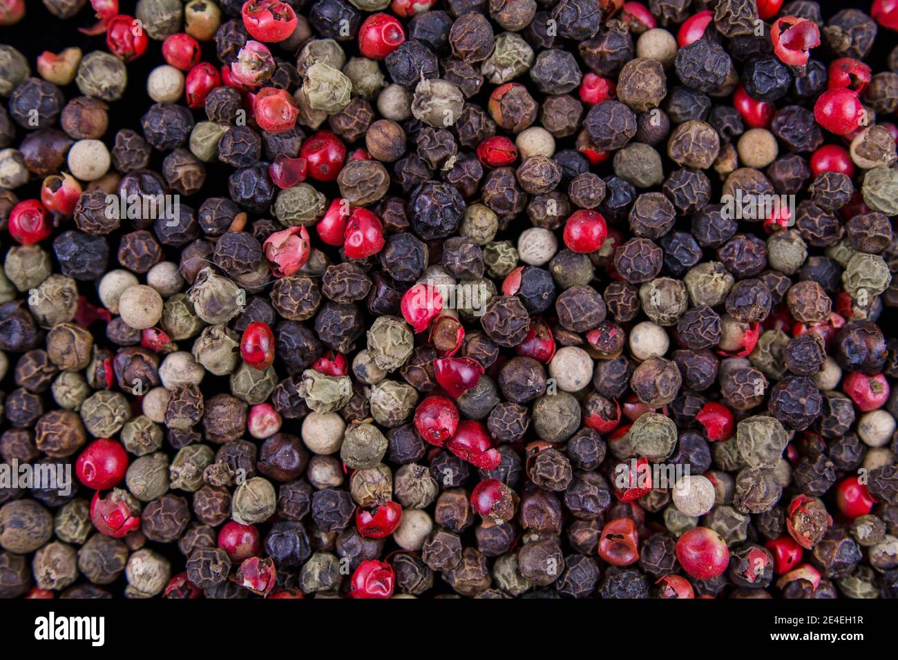 Mixture different peppercorns white hi-res stock photography and images ...