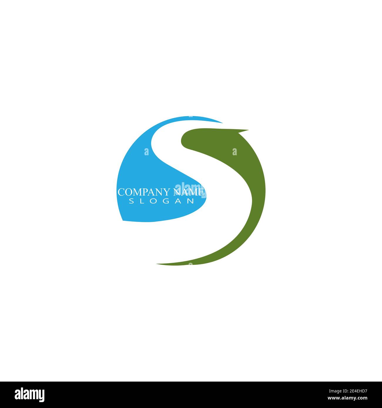 Blue river wave vector icon hi-res stock photography and images - Alamy