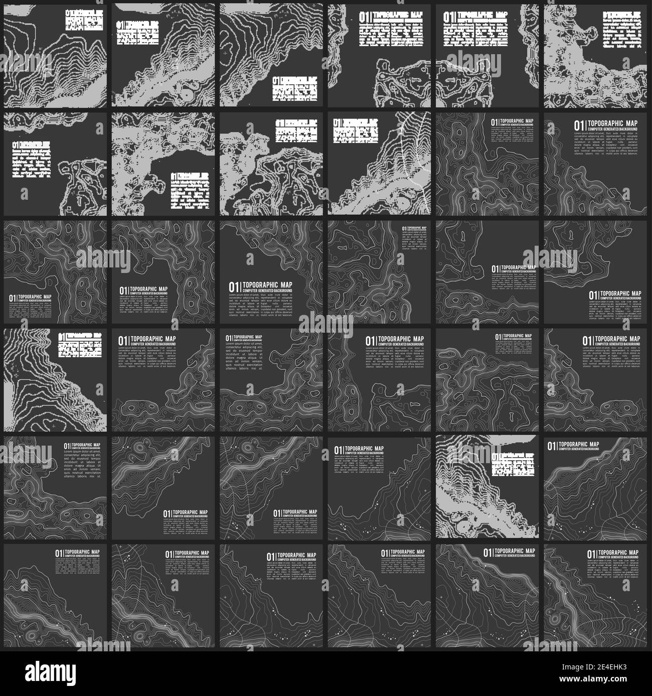 Digital map contours hi-res stock photography and images - Alamy